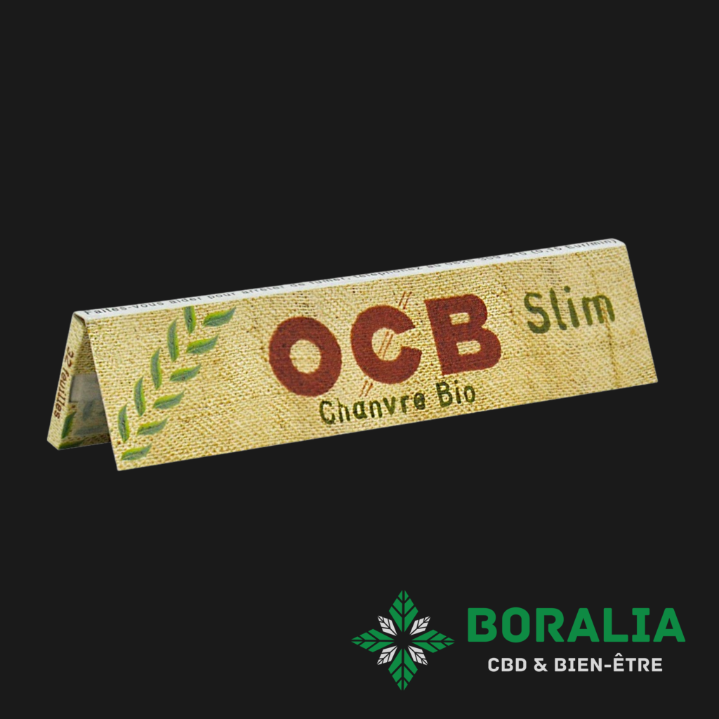 Feuilles slims OCB chanvre - Boralia - CBD Shop Paris 15